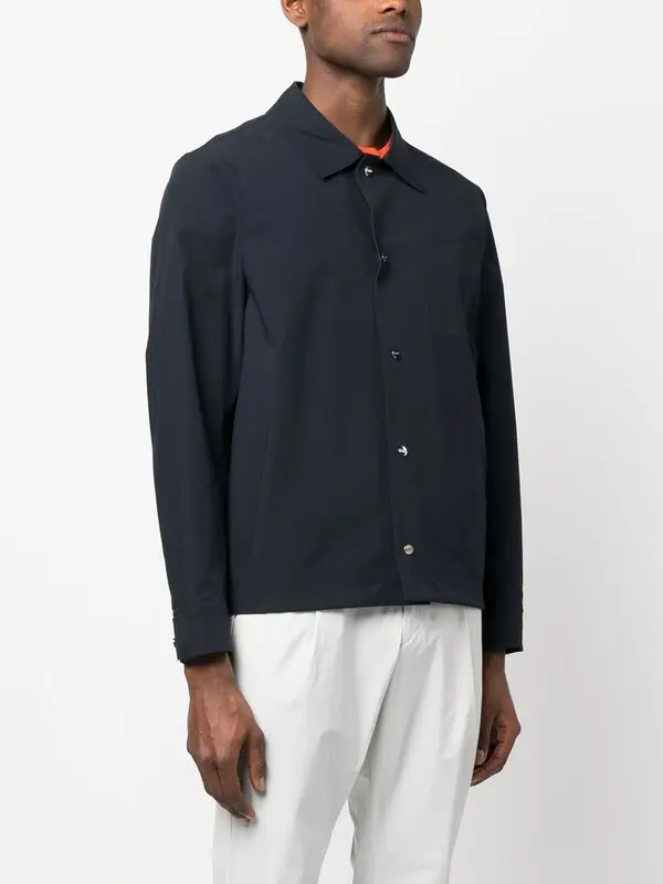 Herno Plain Shirt Jacket - Blue