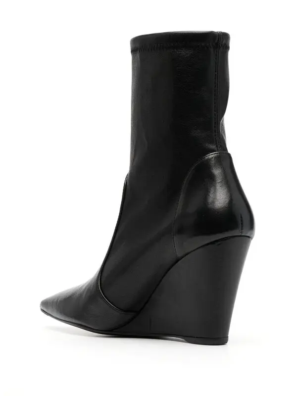 STUART WEITZMAN 90mm Pointed-toe Wedge Boots