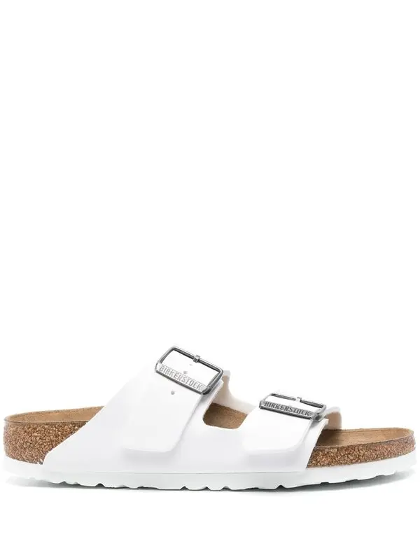 BIRKENSTOCK Arizona Buckled Sandals - White
