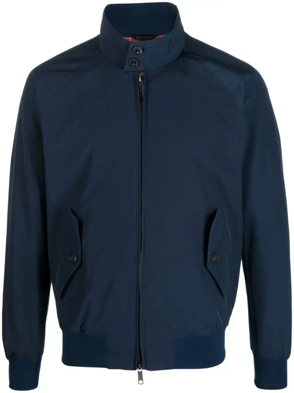 BARACUTA G9 Harrington Bomber Jacket - Blue