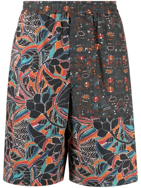 MARANT Graphic-print Deck Shorts
