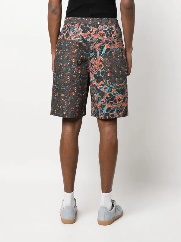 MARANT Graphic-print Deck Shorts