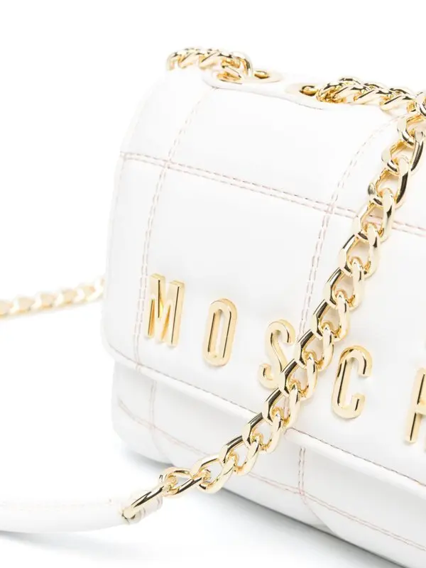 Moschino Logo Appliqué Cross-body Bag