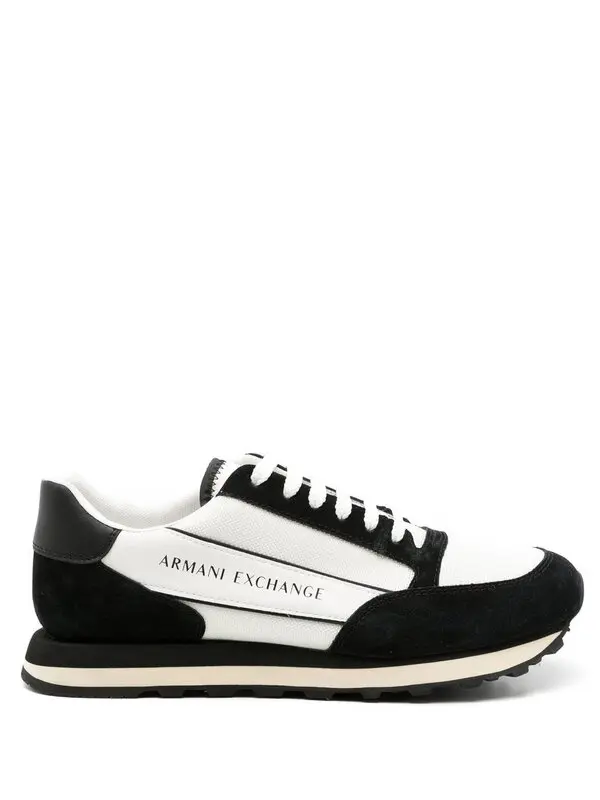 Armani Exchange Panelled Logo-print Sneakers