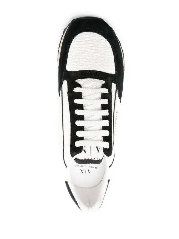 Armani Exchange Panelled Logo-print Sneakers