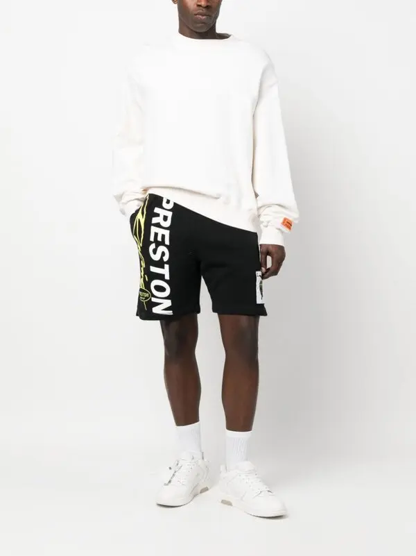Heron Preston Logo-print Jersey Track Short