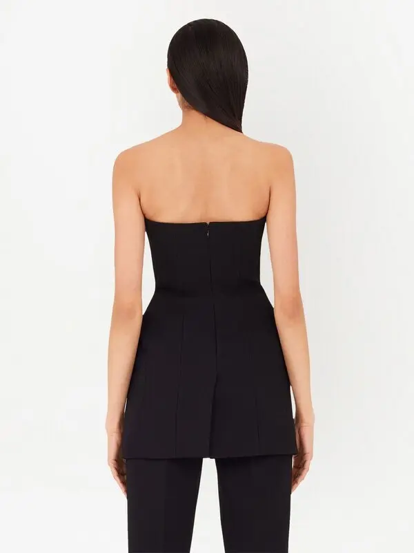 FERRAGAMO Circle-print Fitted Top