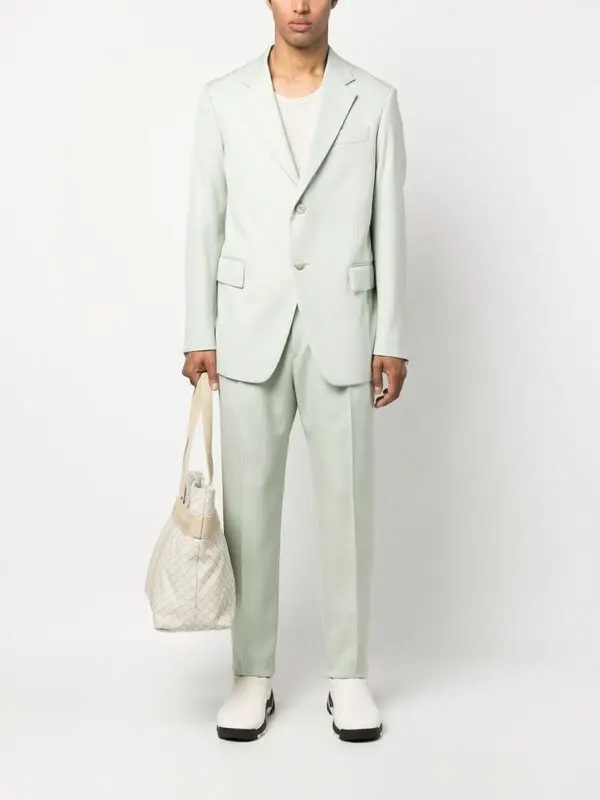 LANVIN Pressed-crease Tailored Trousers