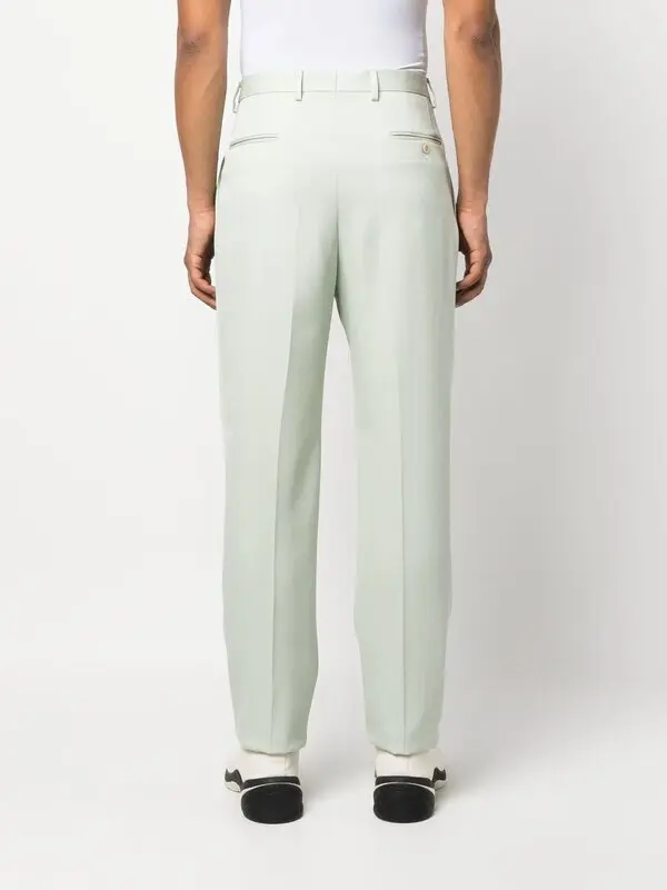 LANVIN Pressed-crease Tailored Trousers