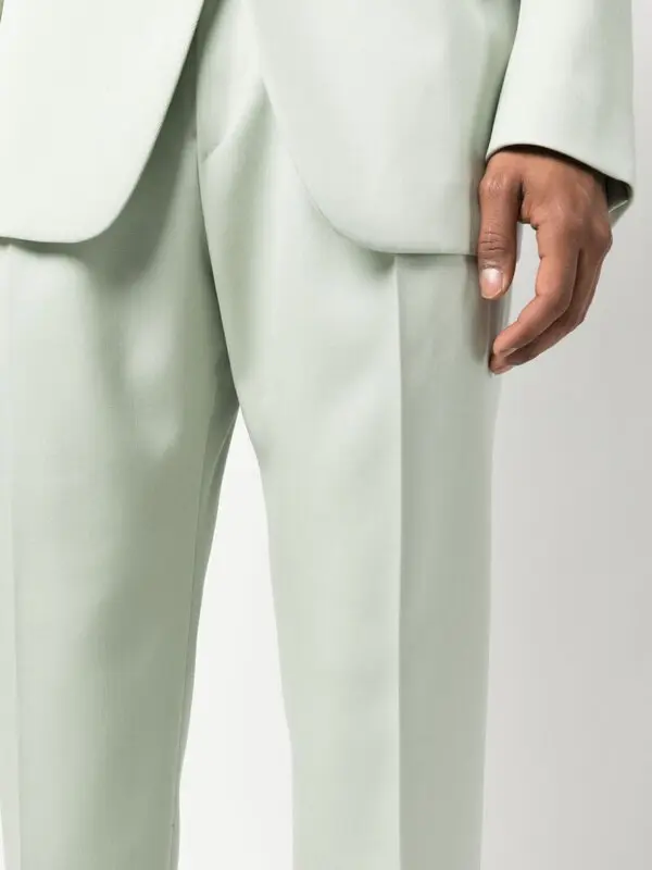 LANVIN Pressed-crease Tailored Trousers