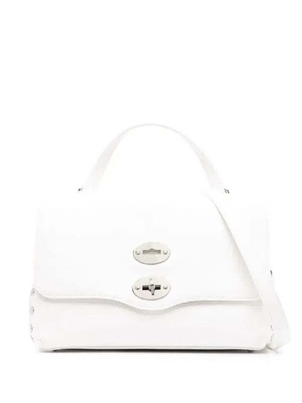 ZANELLATO Stud-detail Leather Bag - White
