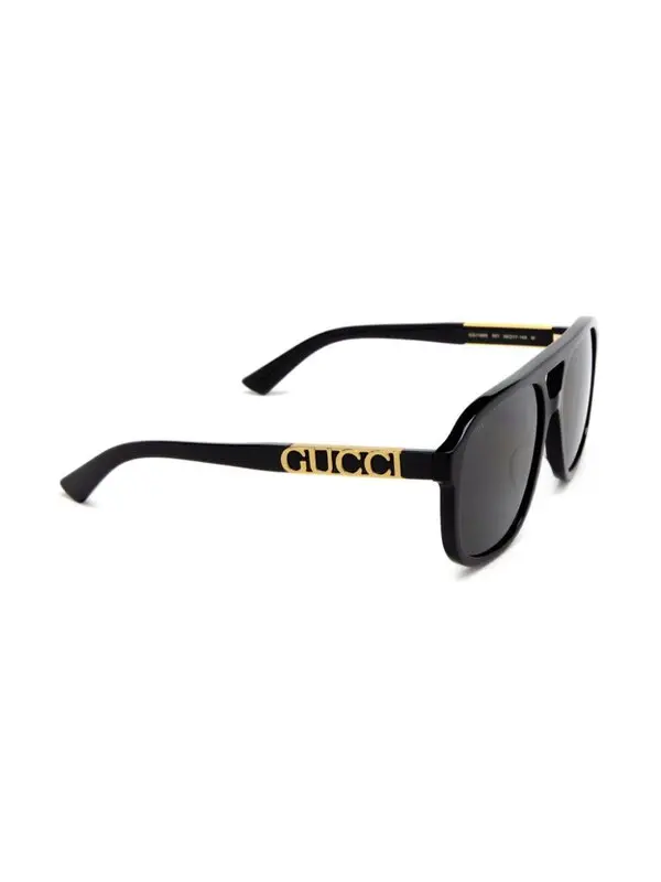 Gucci Pilot-frame Sunglasses - Black