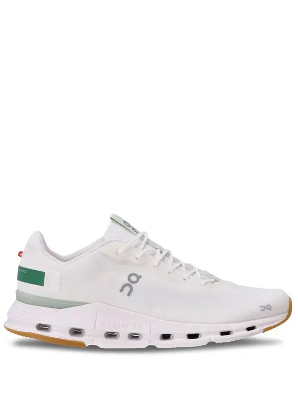 On Cloudnova Lace-up Sneakers - White Green