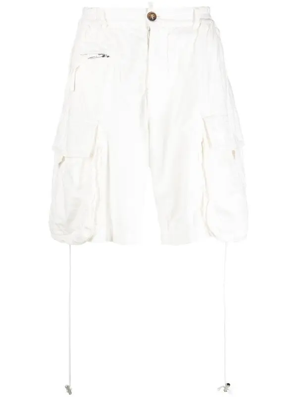 Dsquared2 Knee-length Cargo Shorts - White