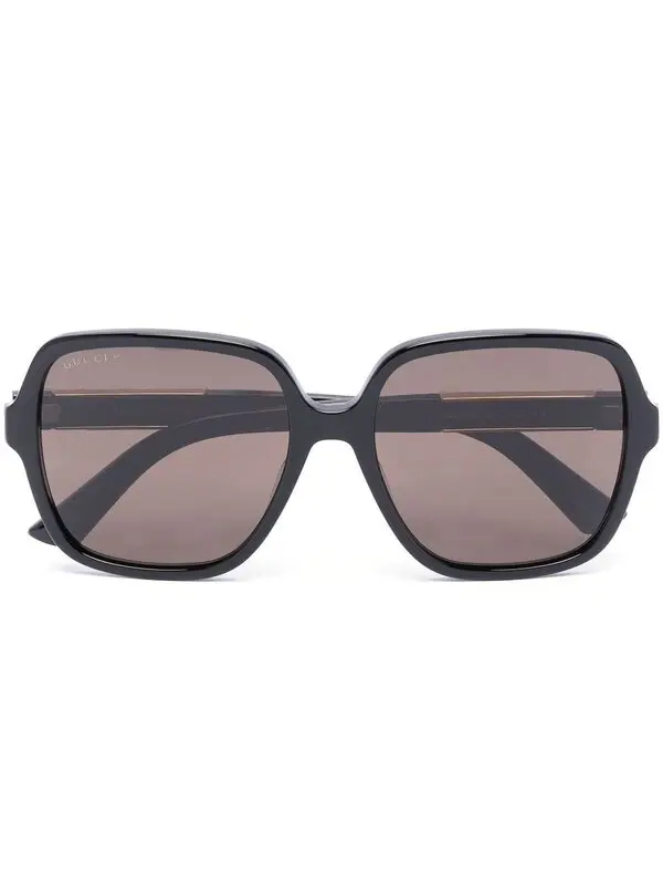 Gucci Square-frame Sunglasses - Black