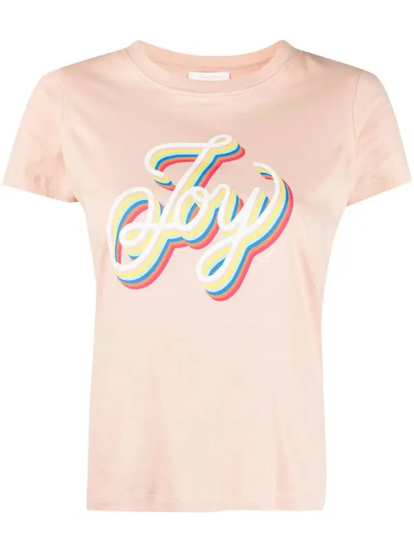 See By Chloé Graphic-print T-shirt - Pink