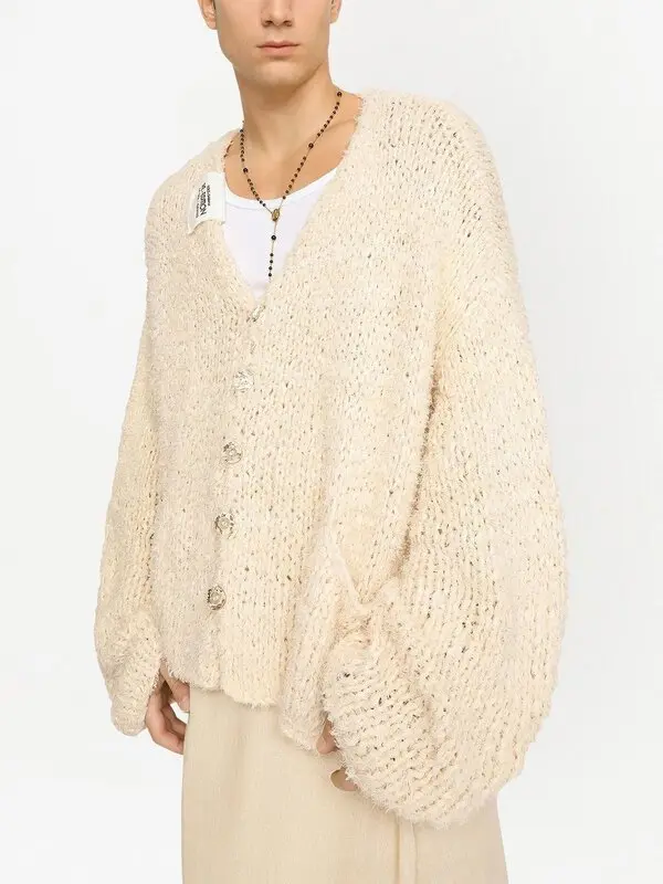 Dolce & Gabbana Logo-patch Cotton Cardigan