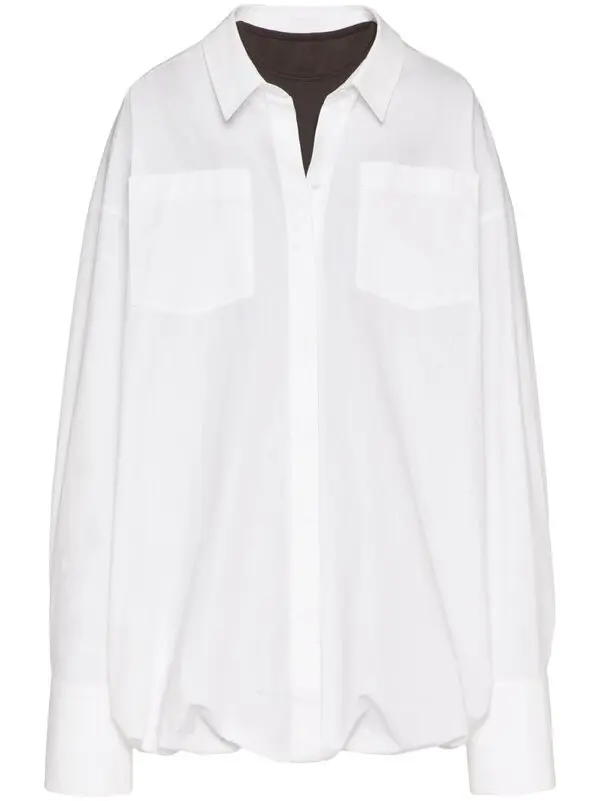 Valentino Garavani Layered Long-sleeve Shirtdress