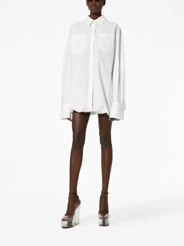 Valentino Garavani Layered Long-sleeve Shirtdress