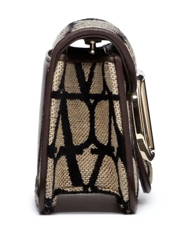 Valentino Garavani Small Lòco Toile Iconographe Shoulder Bag