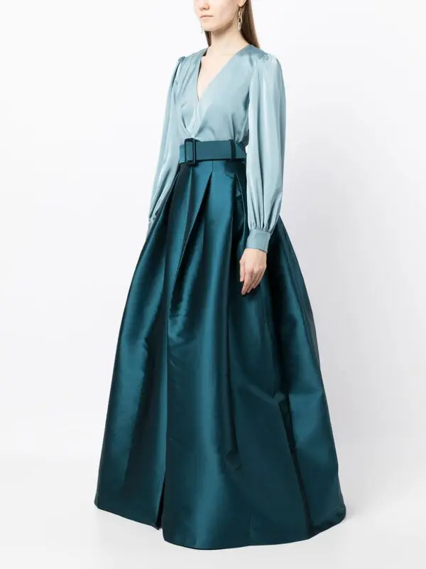 Sachin & Babi Zoe Belted Gown