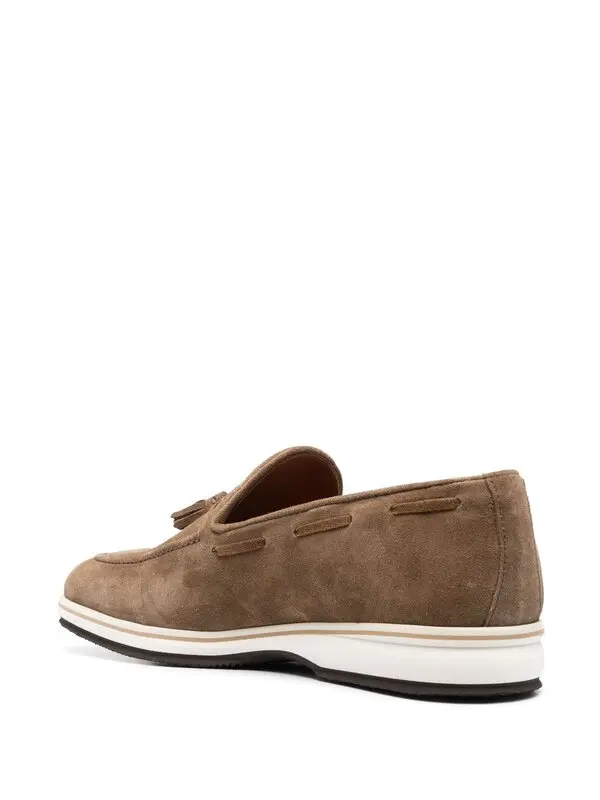Bontoni Tassel-detail Suede Loafers