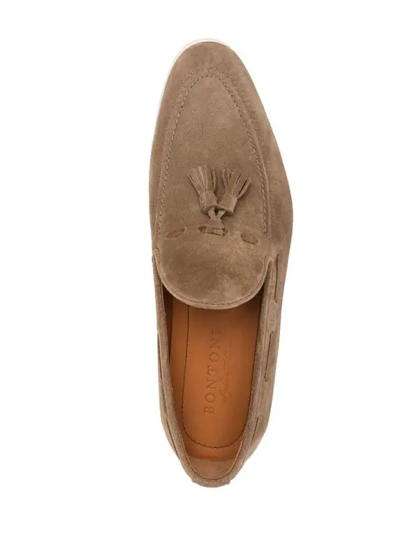 Bontoni Tassel-detail Suede Loafers