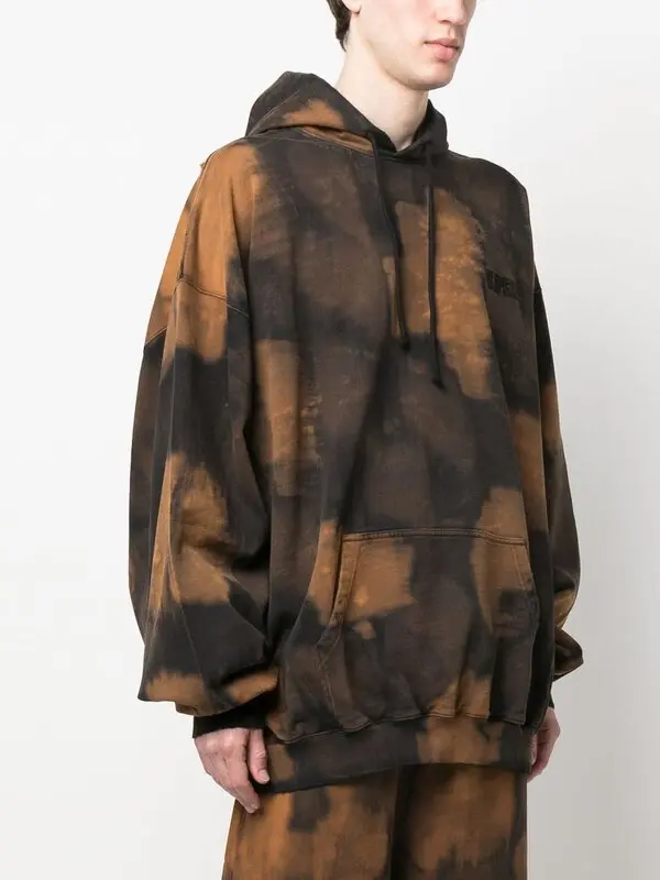Vetements Overbleached Cotton Hoodie
