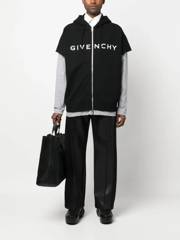 Givenchy Logo-print Layered Hoodie