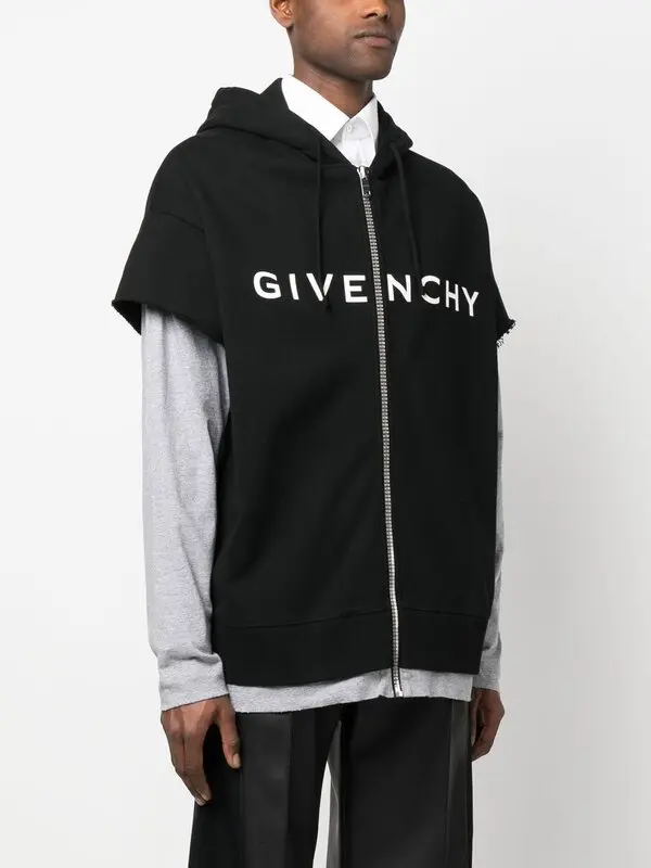 Givenchy Logo-print Layered Hoodie