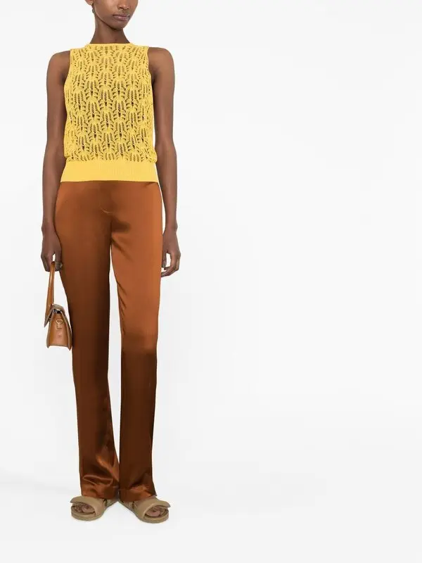 Stella McCartney Sleeveless Pointelle-knit Top