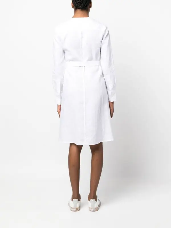Calvin Klein Long-sleeve Belted Dress