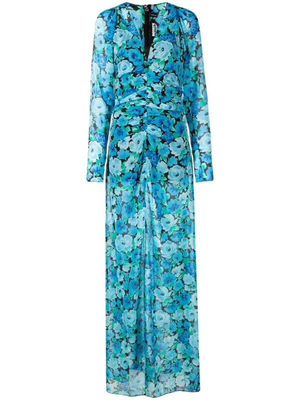 ROTATE BY BIRGER CHRISTENSEN Floral-print Maxi Dress