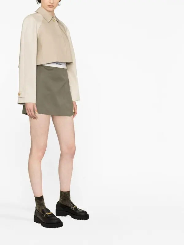 Palm Angels Cropped Trench Coat
