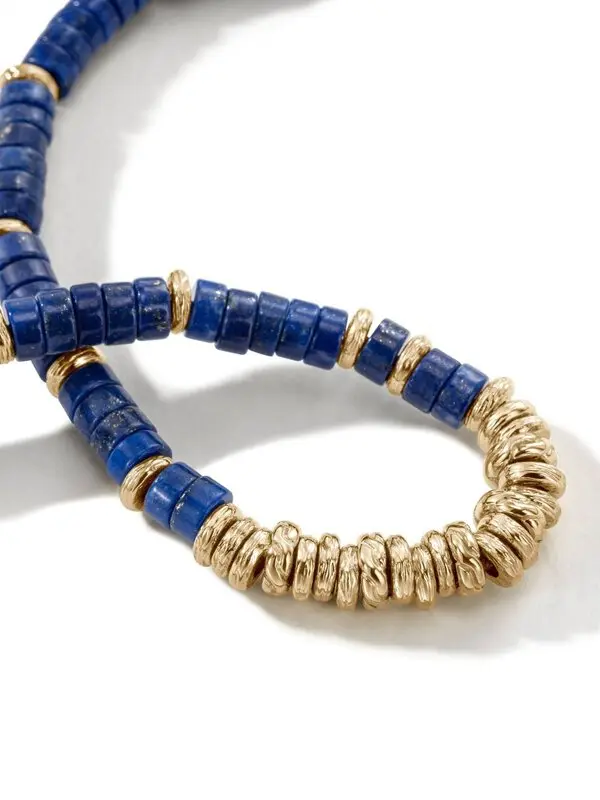John Hardy 14kt Yellow Gold Lapis Lazuli Bracelet