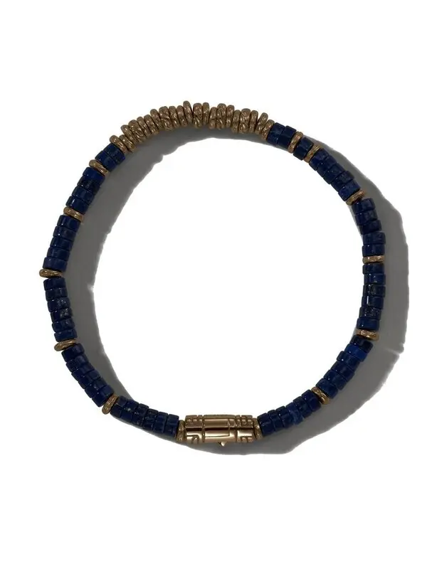 John Hardy 14kt Yellow Gold Lapis Lazuli Bracelet
