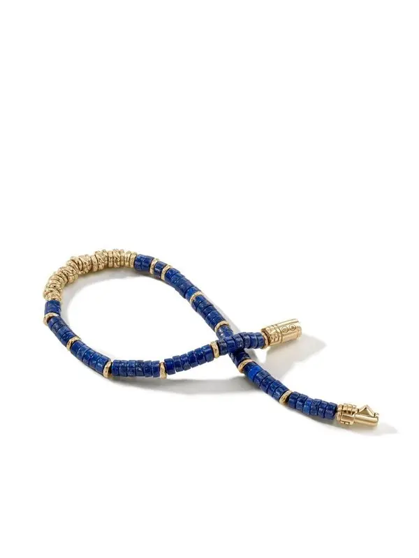 John Hardy 14kt Yellow Gold Lapis Lazuli Bracelet