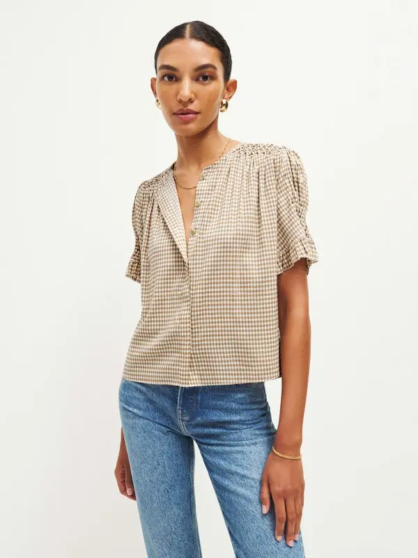 REFORMATION Adeline Top