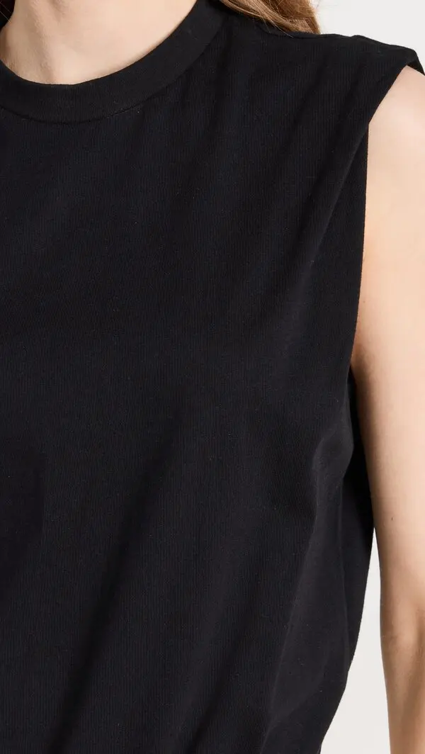 Ambitionist Muscle Tee Thong Bodysuit - Black
