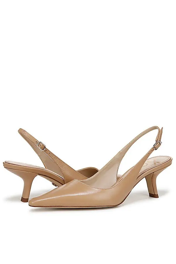Sam Edelman Bianka Slingback Heels - Tan