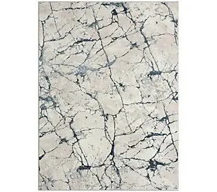 OX BAY TRADING CO. Ox Bay Abstract Marbled 5' X 7' Indoor Area Rug - One-color
