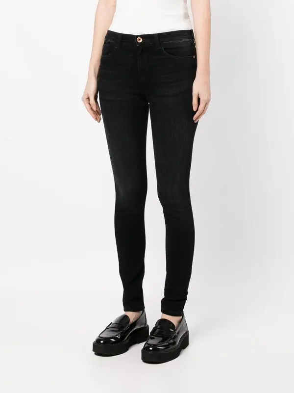 Emporio Armani Skinny-cut Jeans - Black