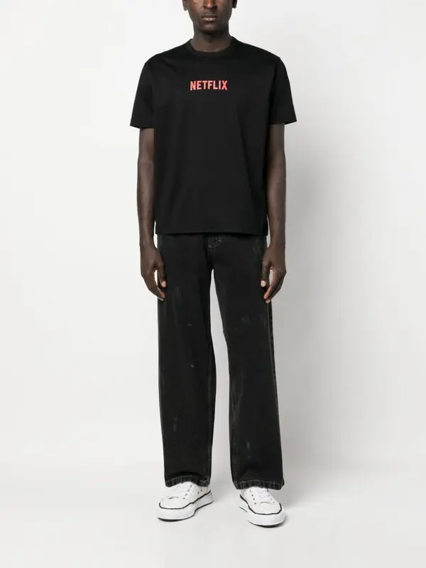 Junya Watanabe Netflix-print Cotton T-shirt