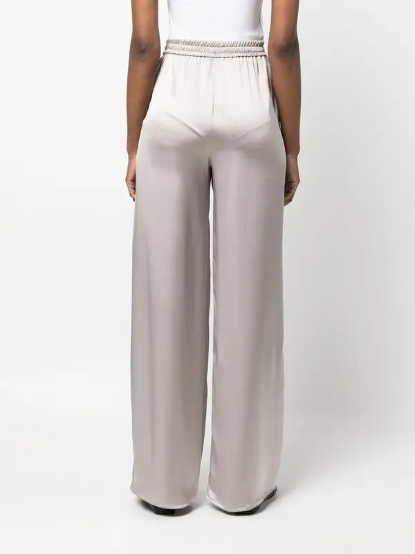 Herno Shiny Palazzo Pants - Neutrals