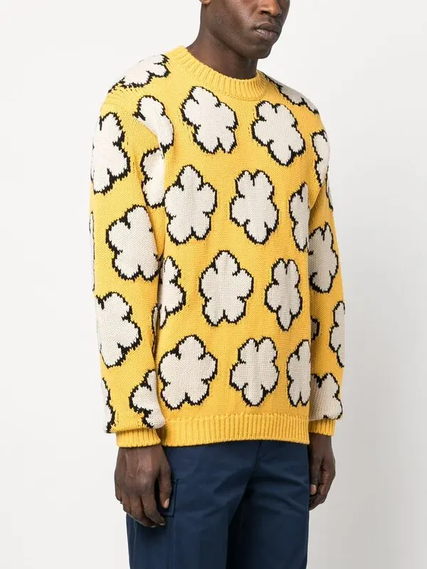 Kenzo Boke Flower Cotton Jumper - Yellow