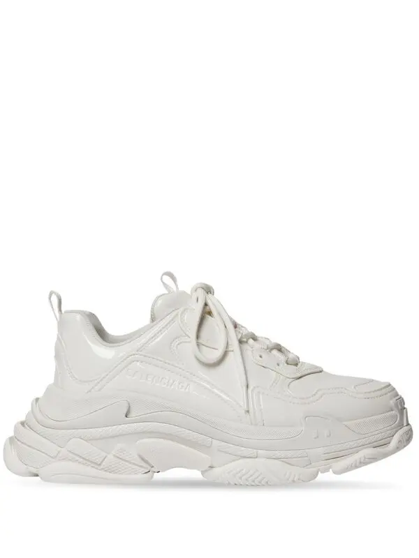 Balenciaga Triple S Patent-finish Sneakers