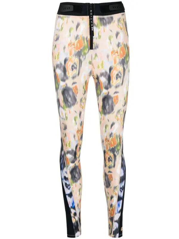 P.E Nation Graphic-print High-waisted Leggings