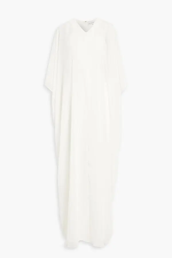 Halston Nyla Layered Jumpsuit - Ivory