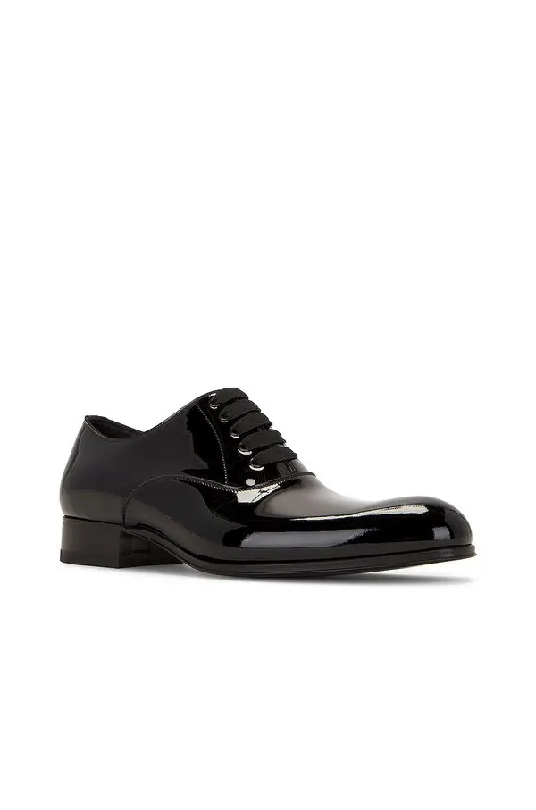 TOM FORD Patent Leather Lace-up Derby