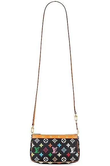 LOUIS VUITTON Pochette Accessoire Pouch Bag In Black